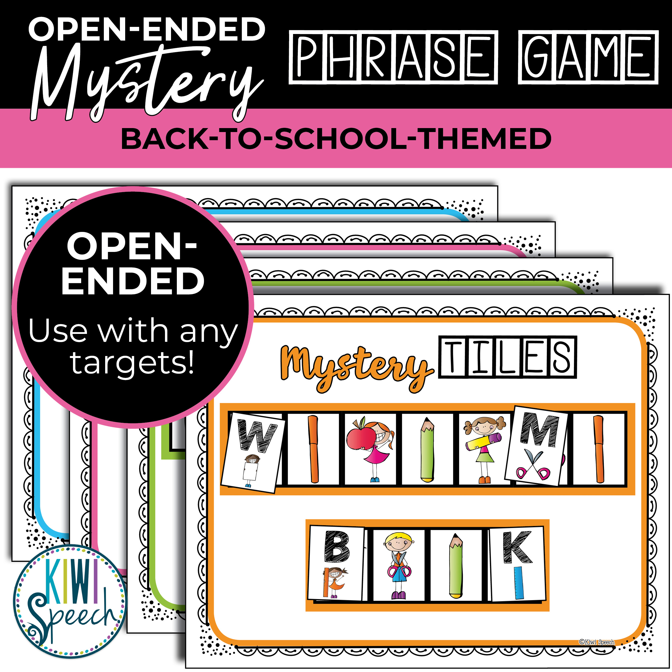 Open Ended Reinforcer Game for Any Goal in Speech Therapy - Back to ...