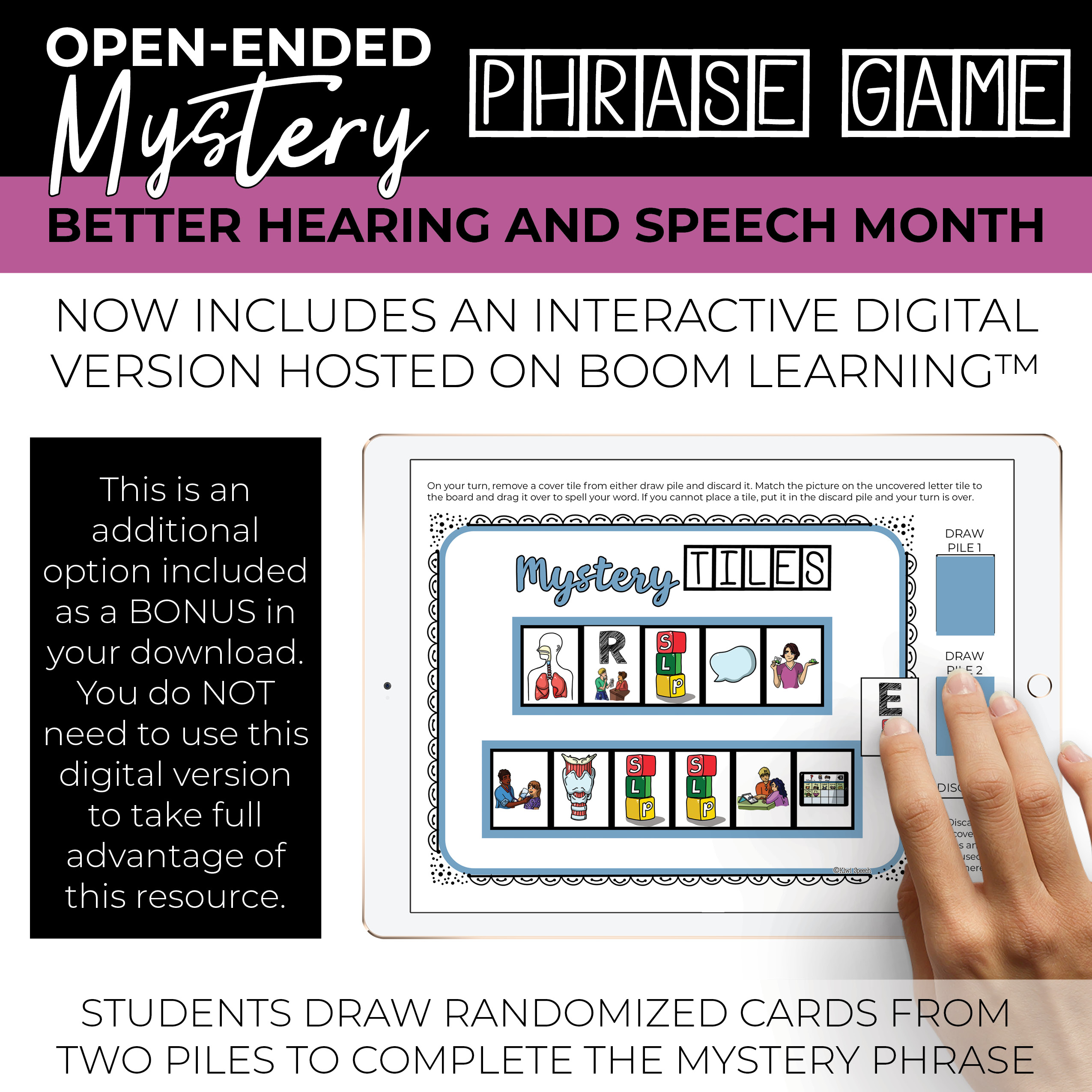 Open Ended Reinforcer Game for Speech Therapy - Better Hearing and ...
