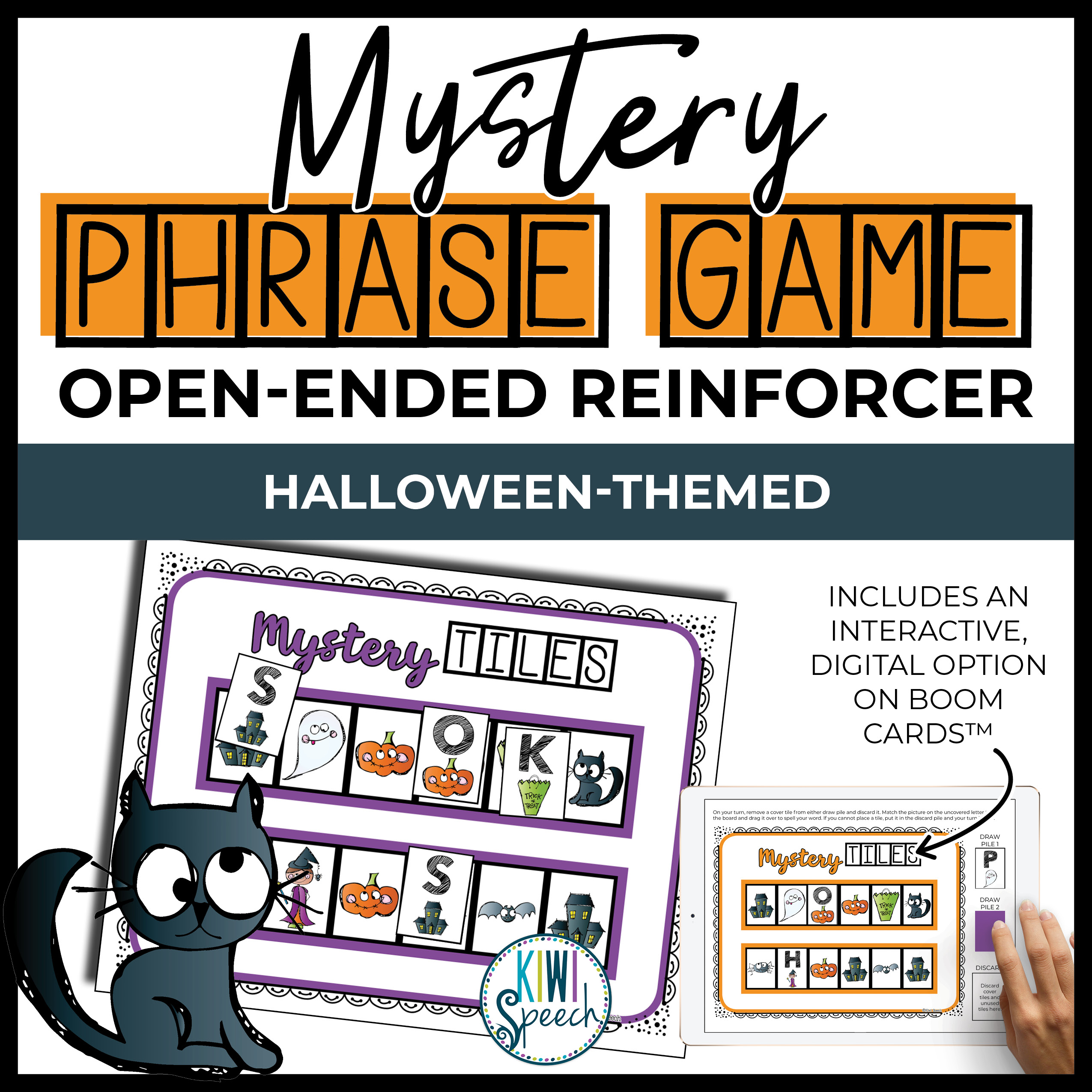 Open Ended Reinforcer Game for Any Goal in Speech Therapy - Halloween ...