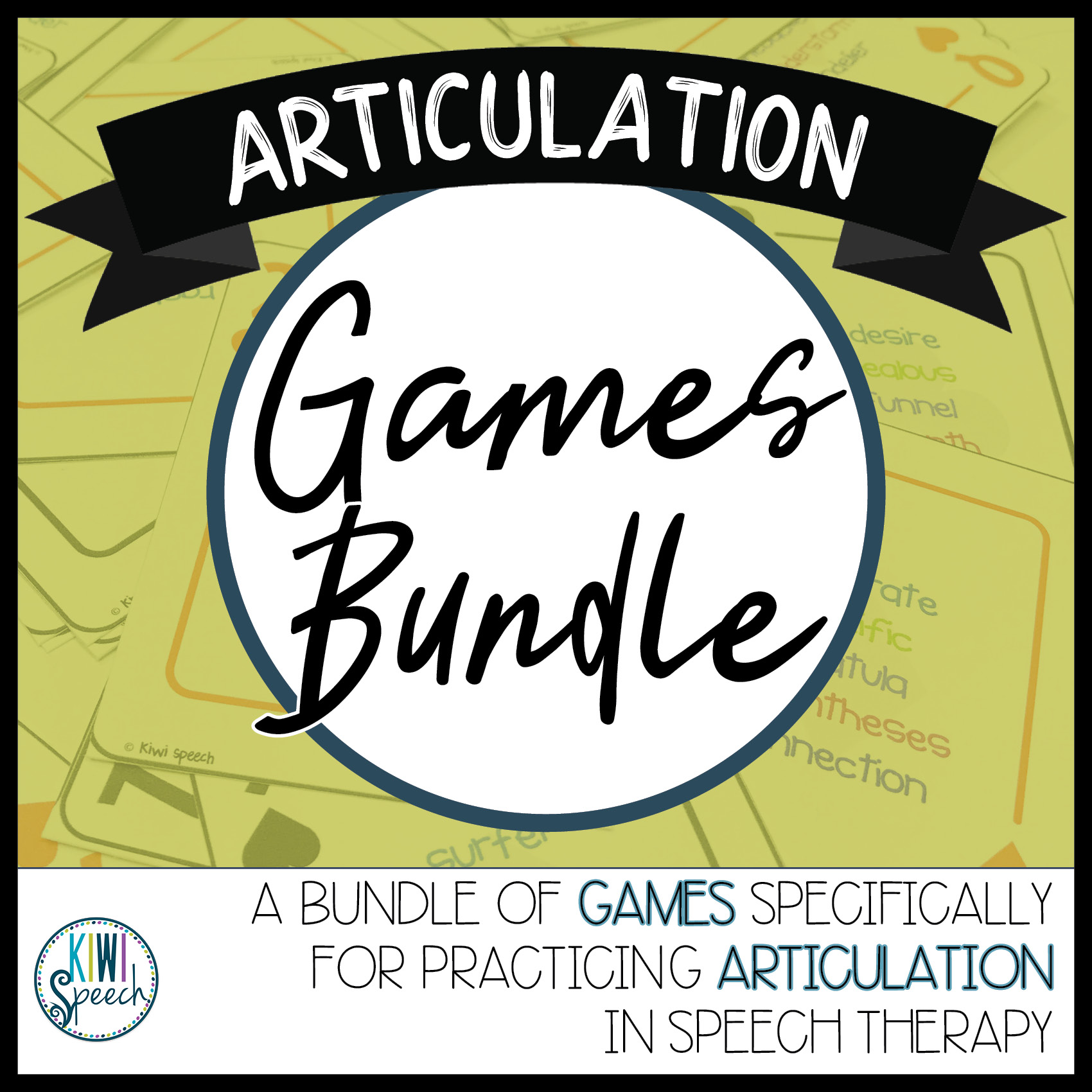 Articulation Games BUNDLE for Speech Therapy - Kiwi Speech