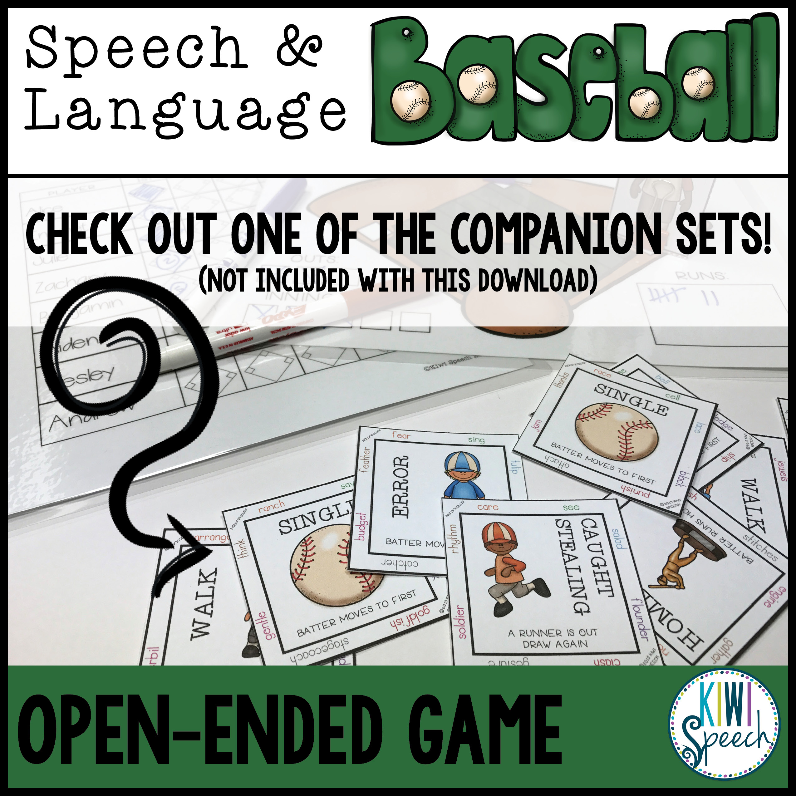 Speech and Language Baseball - Kiwi Speech