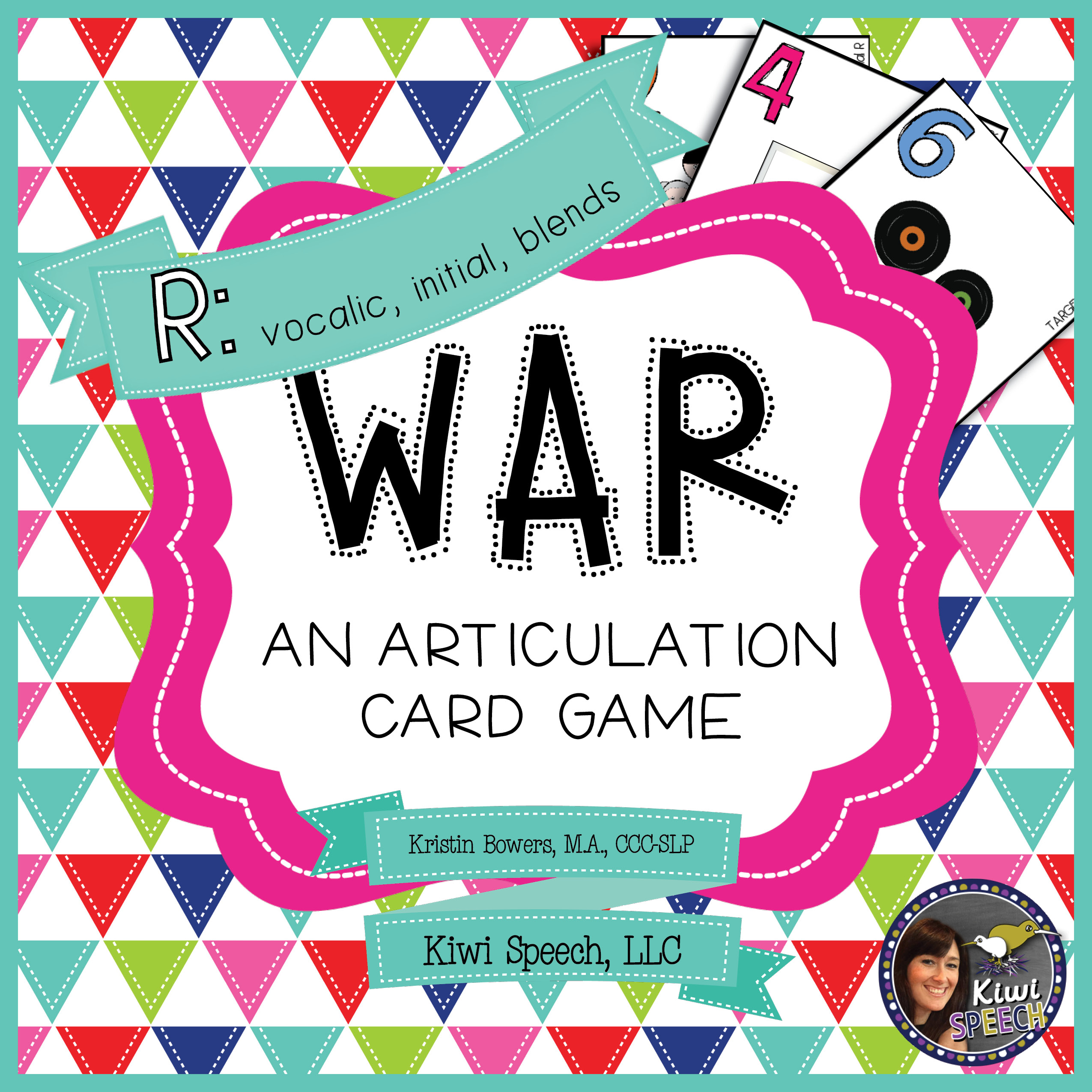 WAR: An Articulation Card Game {R: initial R, vocalic R, R blends ...