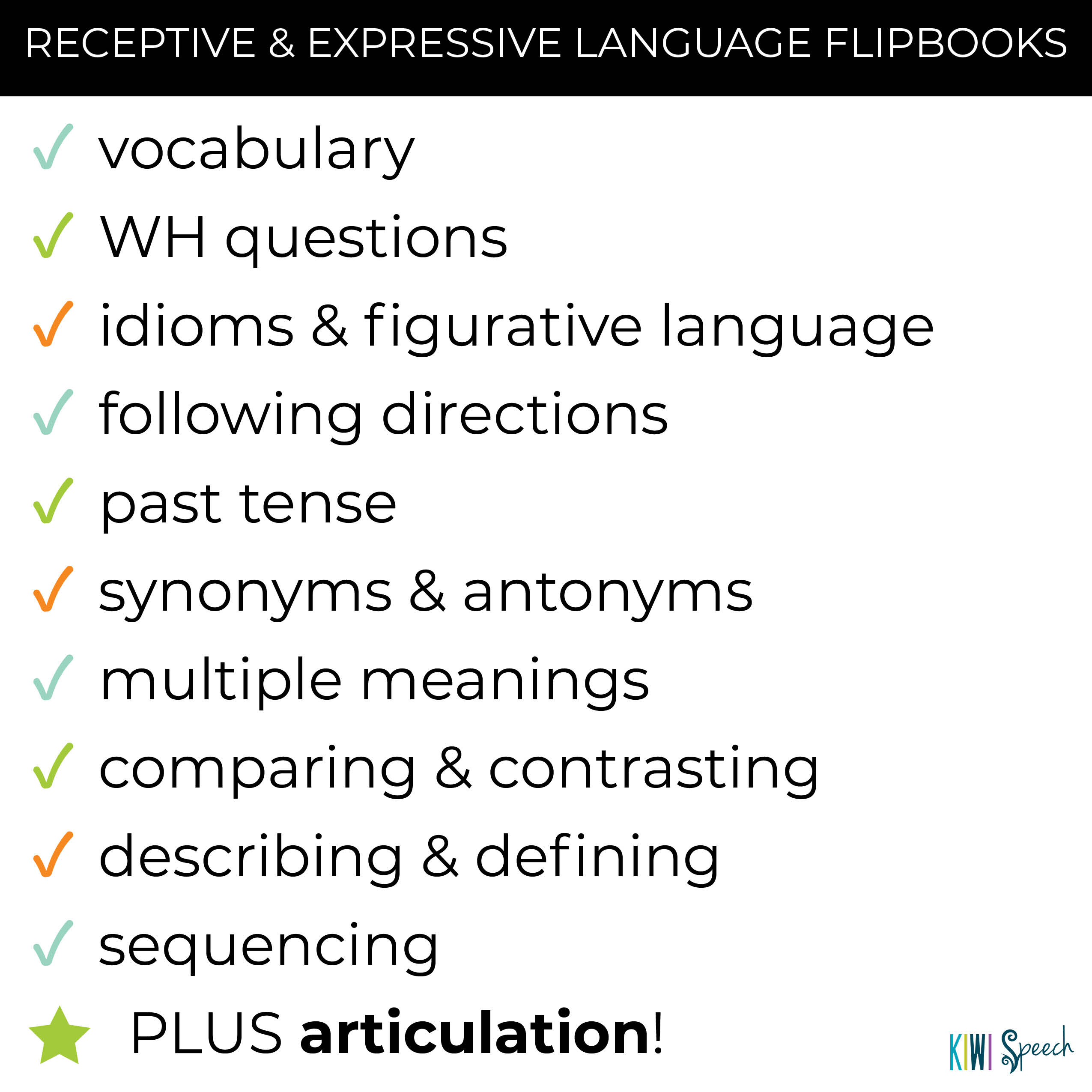 Receptive & Expressive Language Flip Books {OUTDOORS / CAMPING} - Kiwi ...