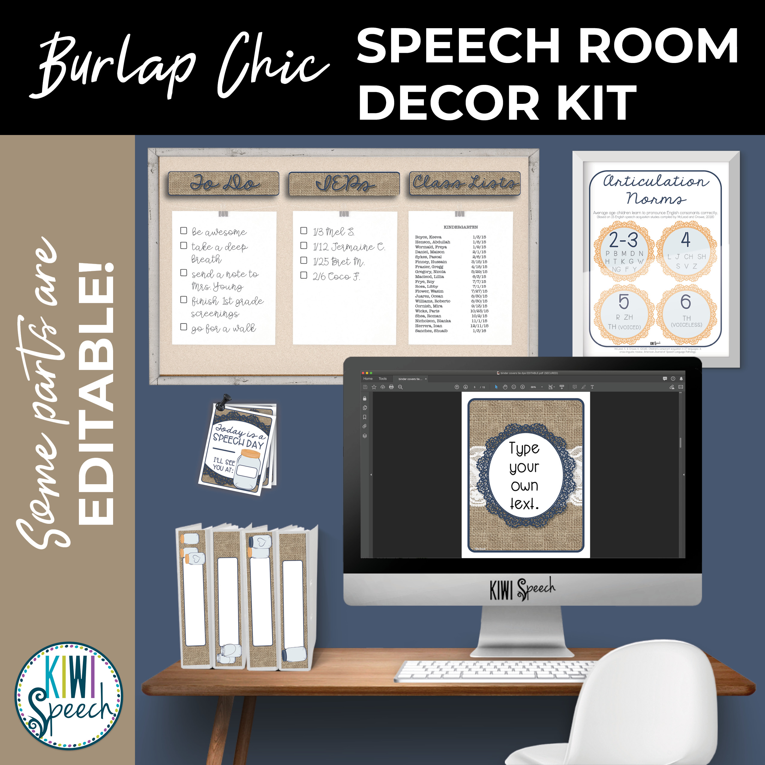 Speech Therapy Room Decor - Functional Speech Decor w/ Visual Aids ...