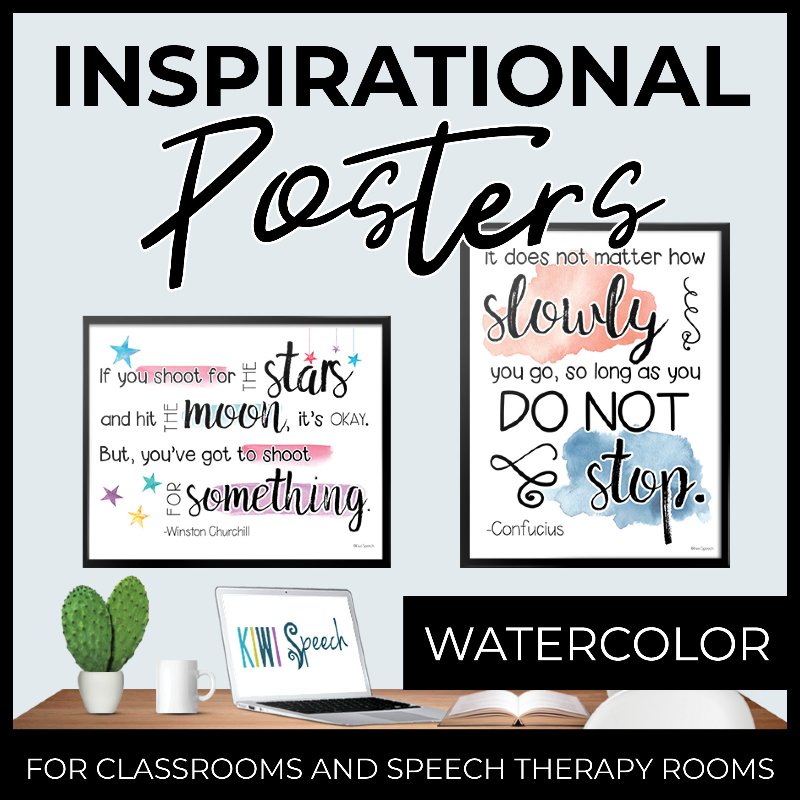 Motivational Posters - Classroom Decor & Speech Therapy Room Decor ...