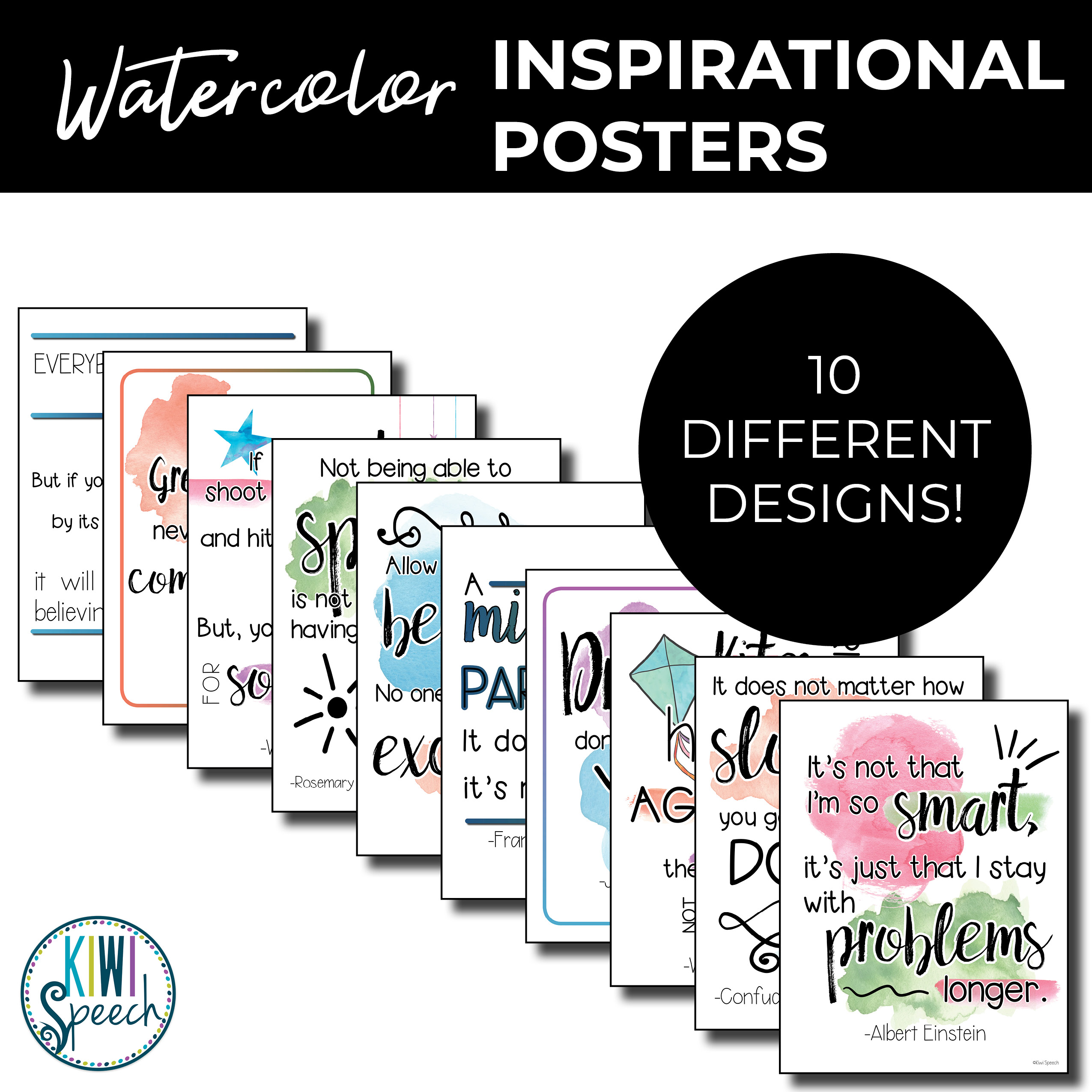 Motivational Posters - Classroom Decor & Speech Therapy Room Decor ...