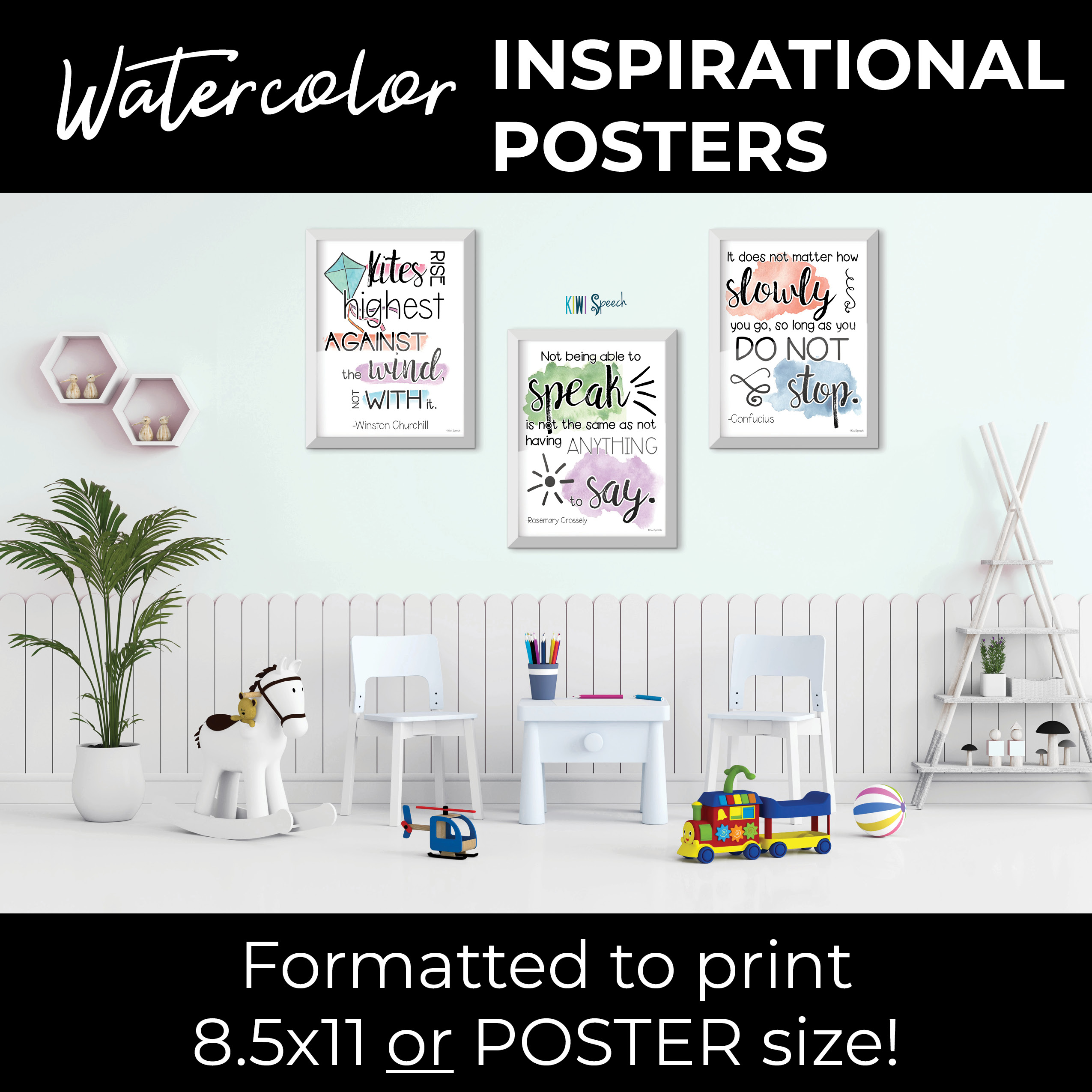 Motivational Posters - Classroom Decor & Speech Therapy Room Decor ...