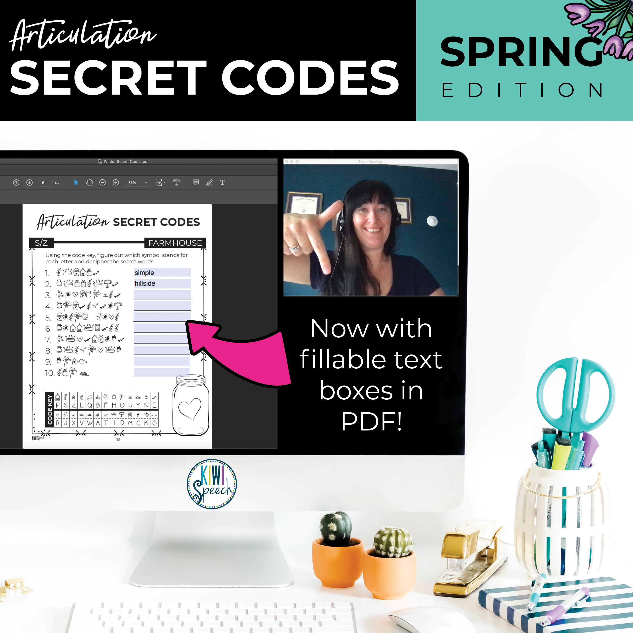 NO PREP Seasonal Articulation Secret Codes for Speech - SPRING Edition ...