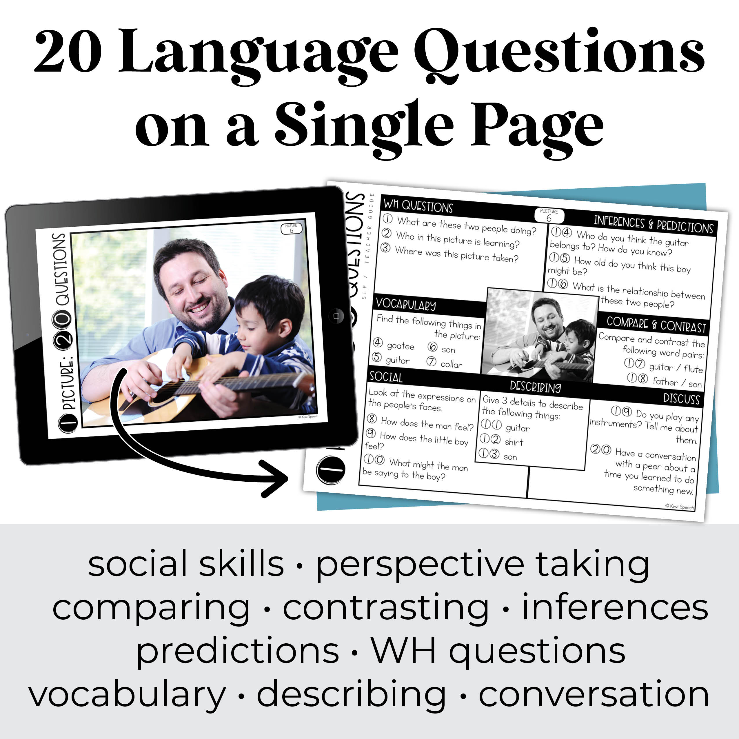 Real Photos: Mixed Group Language Activity - PDF and BOOM CARD Combo ...