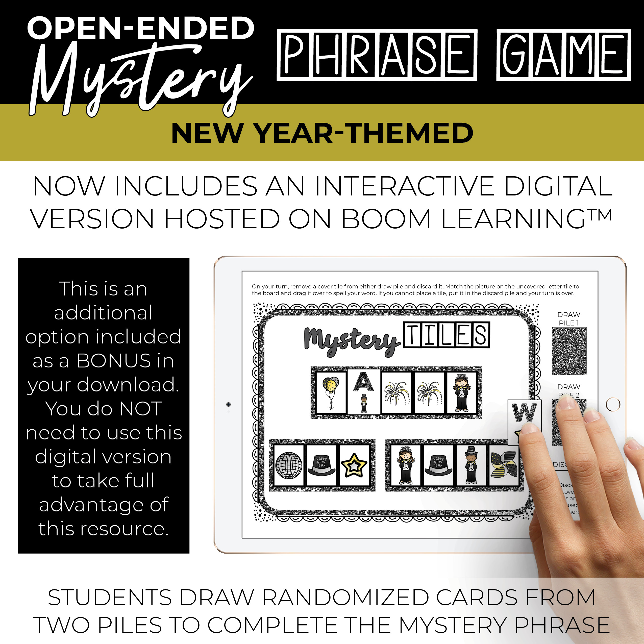 Open Ended Reinforcer Game for Any Goal in Speech Therapy - New Year ...