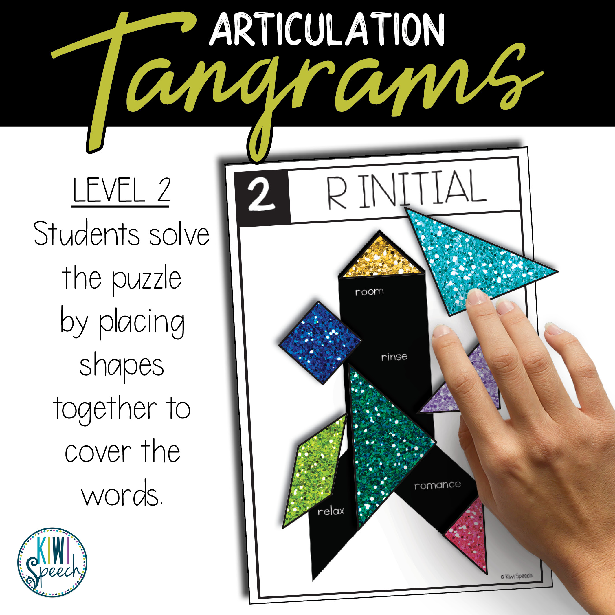 Tangram Speech Therapy Puzzles Bundle - Speech Therapy Brain Teaser ...
