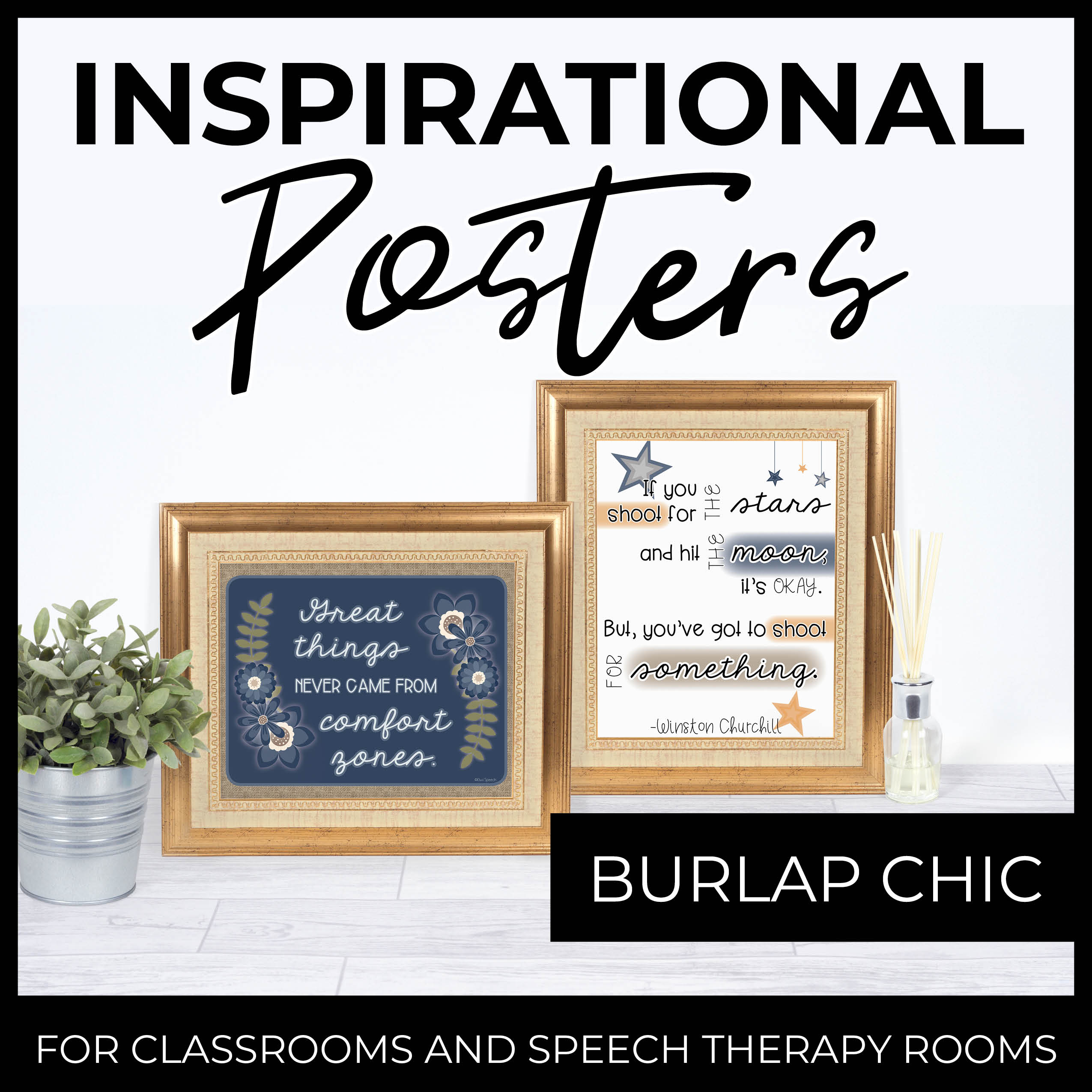 Motivational Posters for Classroom Decor & Speech Therapy Room Decor ...