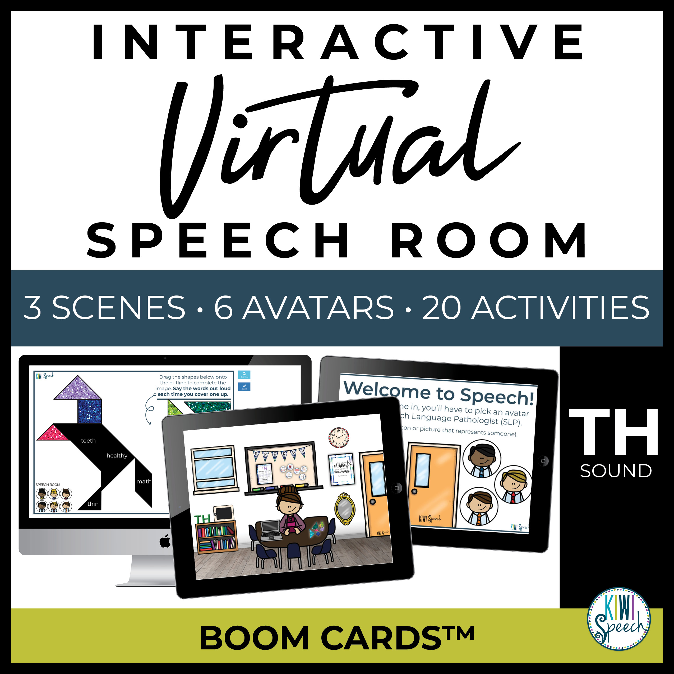 Virtual Speech Room - Articulation Boom Cards for TH - Digital TH ...