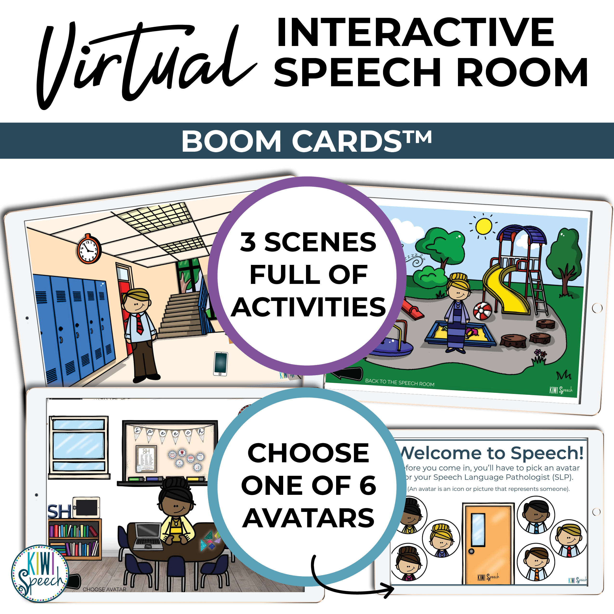 Virtual Speech Room - Articulation Boom Cards for SH - Digital SH ...