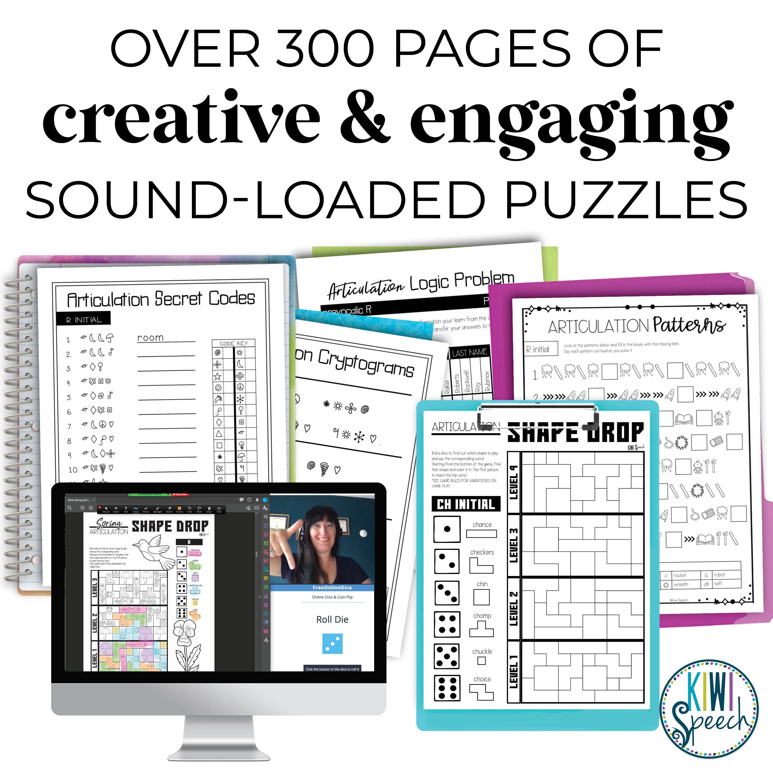 Articulation Brain Teasers and Puzzles | Speech Therapy for Older ...