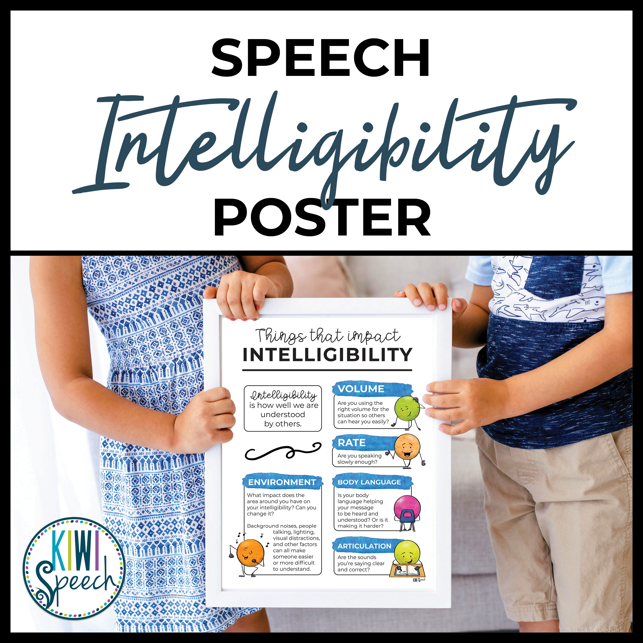 Speech Intelligibility Poster for Classroom Decor / Speech Therapy Room ...