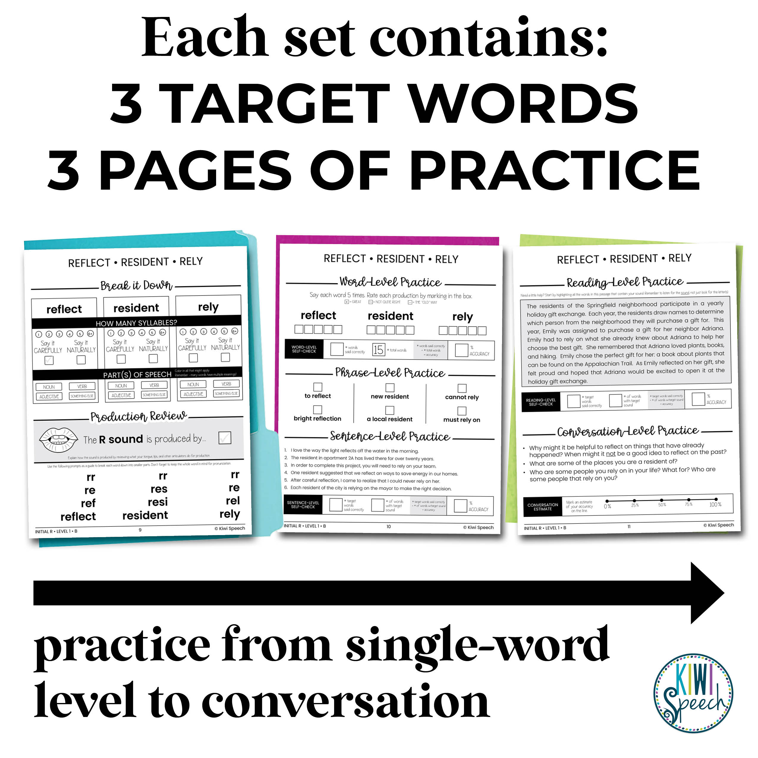 R Articulation for Older Students from Words to Carryover - Upper ...