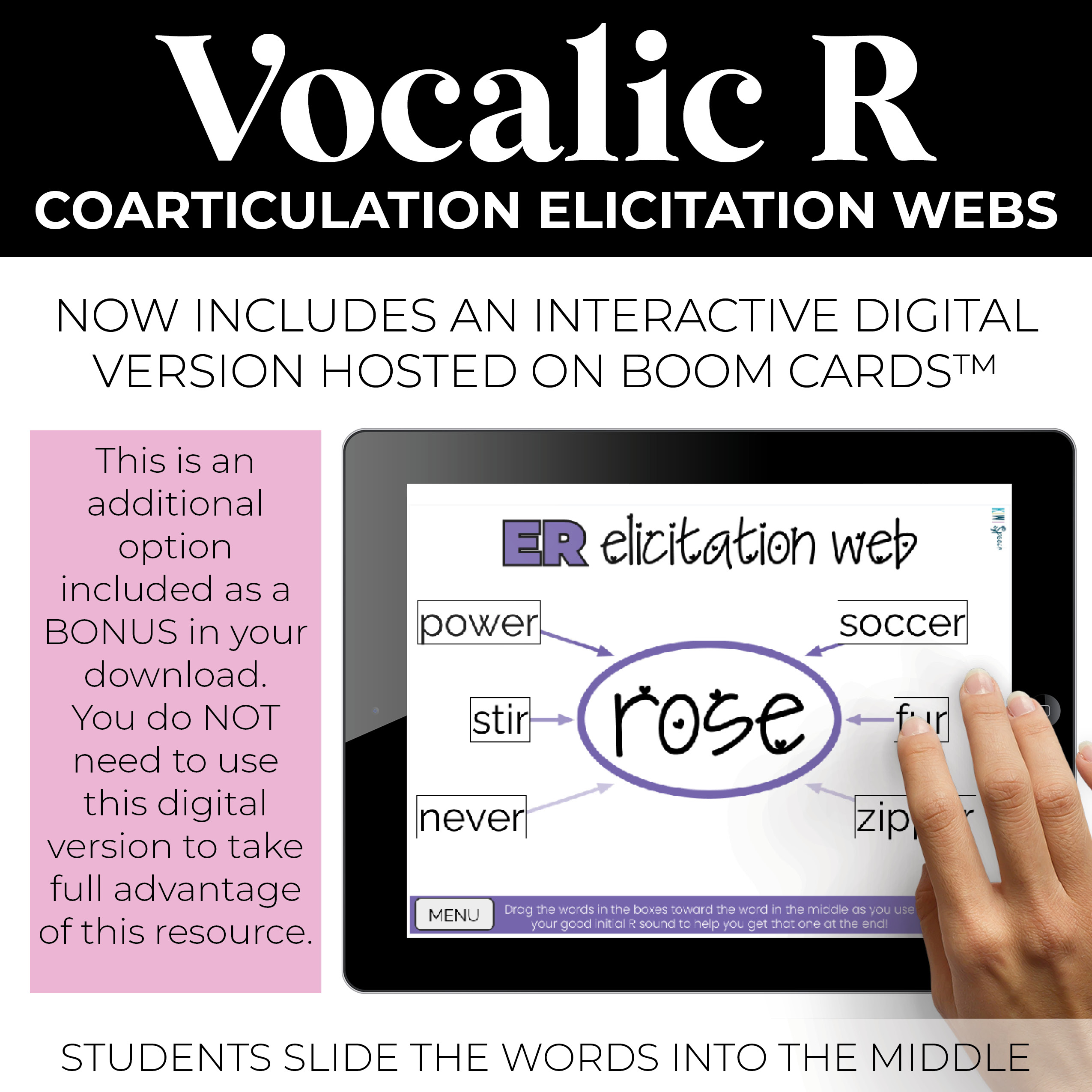 Valentine's Day Vocalic R Elicitation Webs - Coarticulation for Vocalic ...