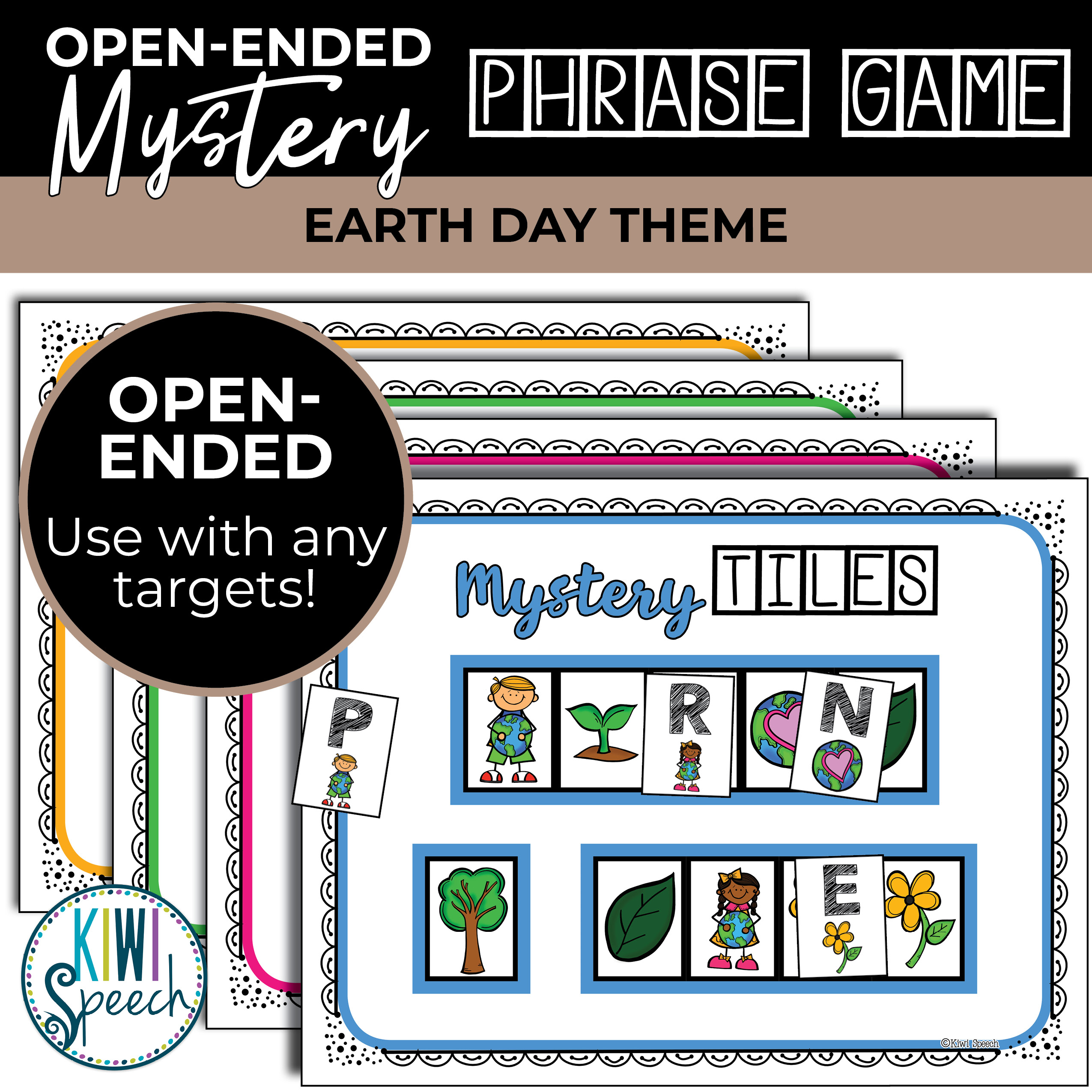 Open Ended Reinforcer Game for Any Goal in Speech Therapy - Earth Day ...