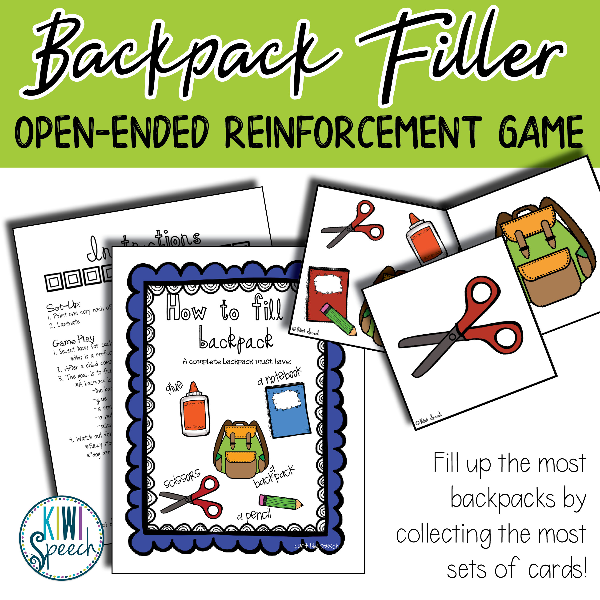 Backpack Filler: Open Ended Reinforcement Game for Mixed Speech Therapy ...